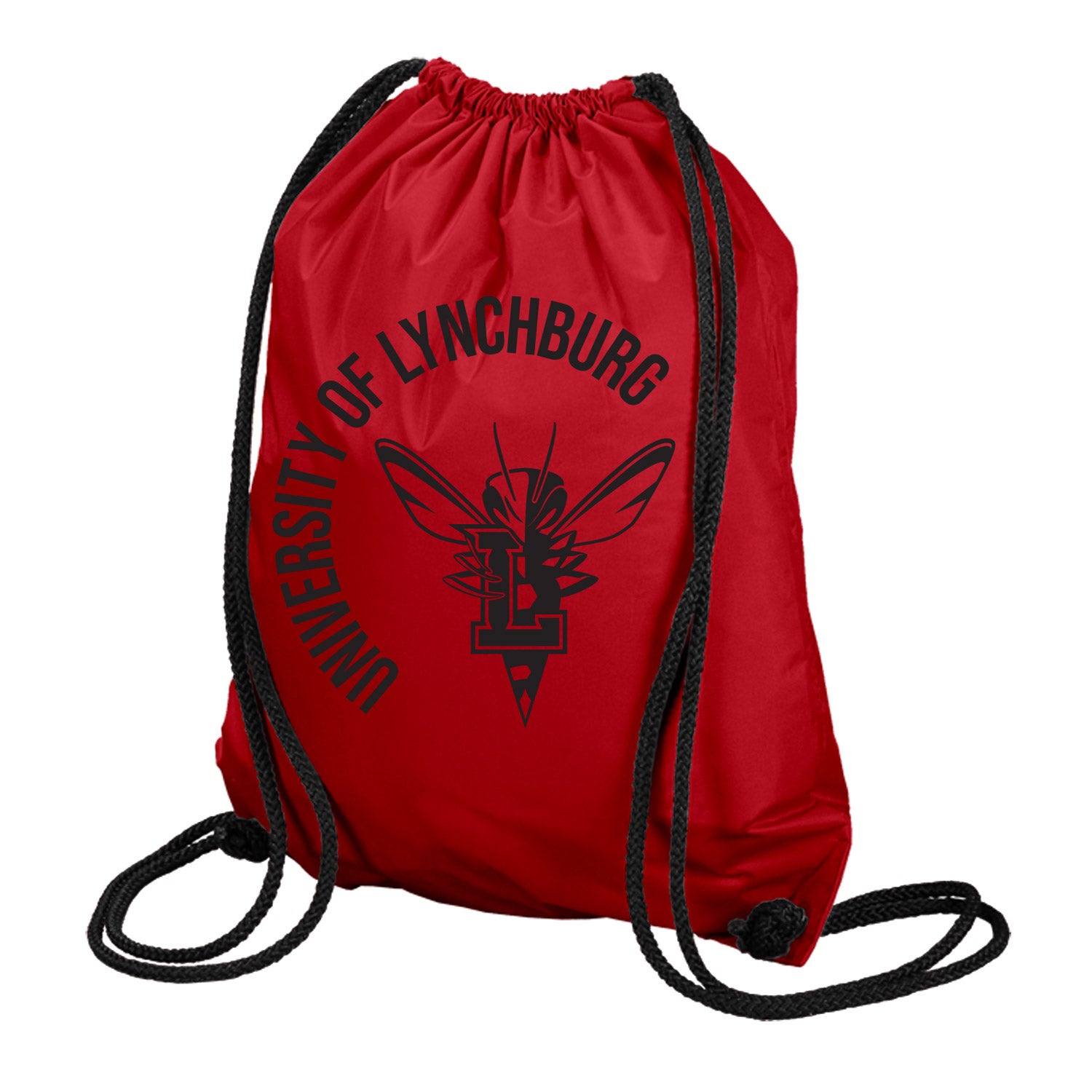 UofL Arch Over Lmascot Red Drawstring Backpack by Midwest College ...
