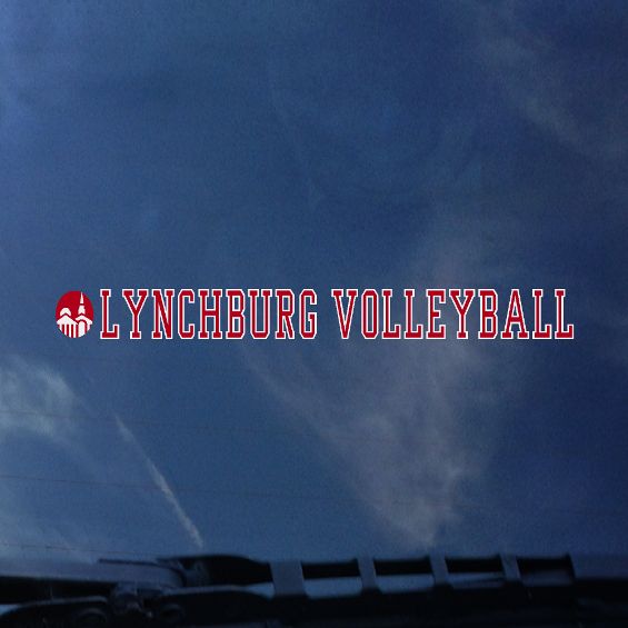 Lynchburg Volleyball Logo Red Strip Decal by CDI Corp | Official Site ...